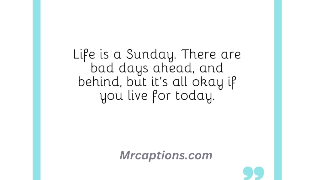 230+ Best Sunday Captions & Quotes - Mr. Captions